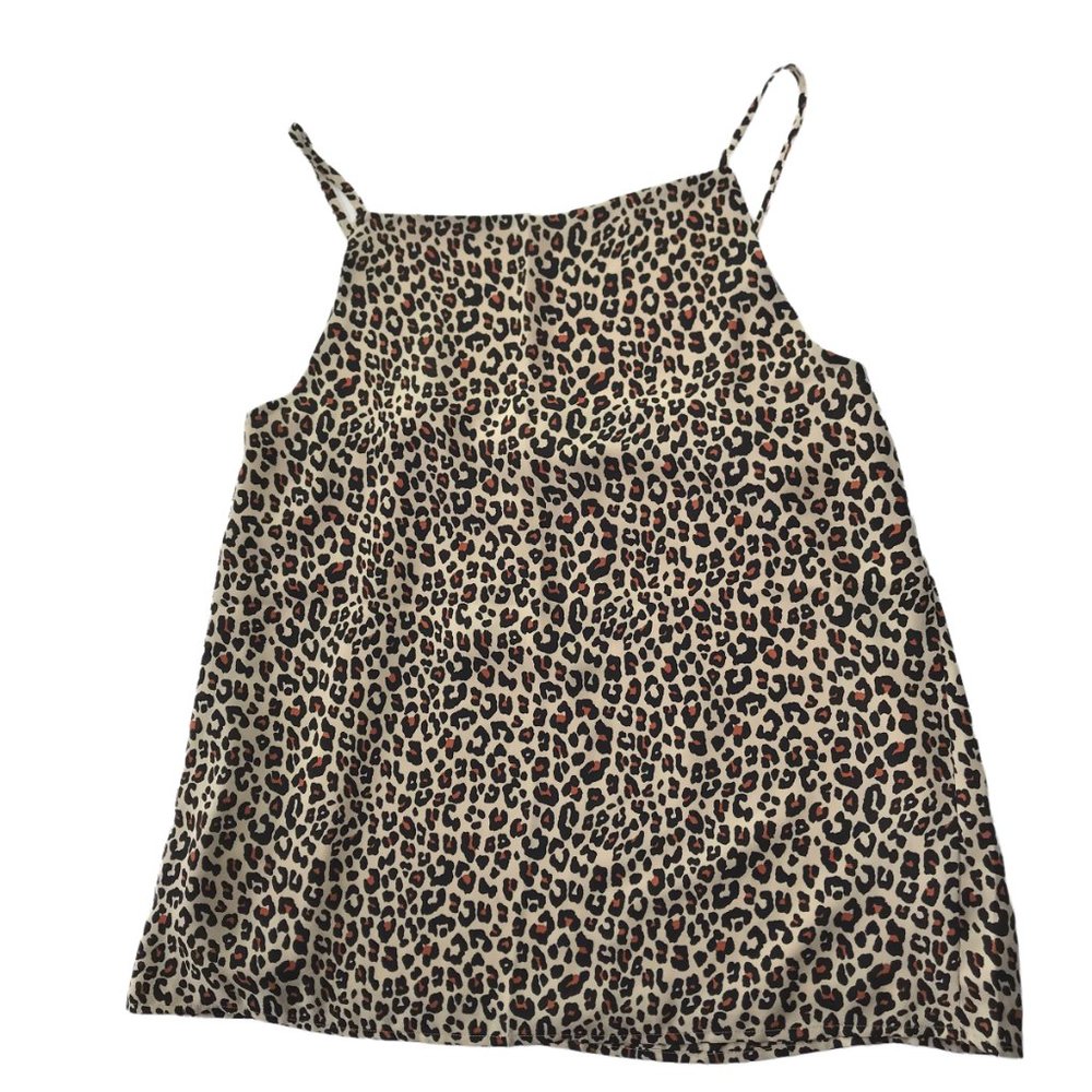 Ann Taylor Loft Leopard Animal Print Camisole Tank To… - Gem